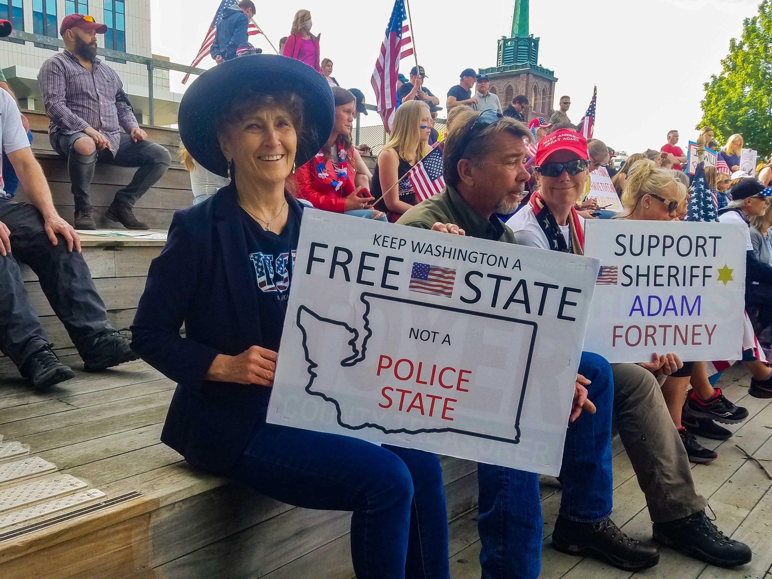 Republicans host re-open Washington rally in Everett - Lynnwood Times