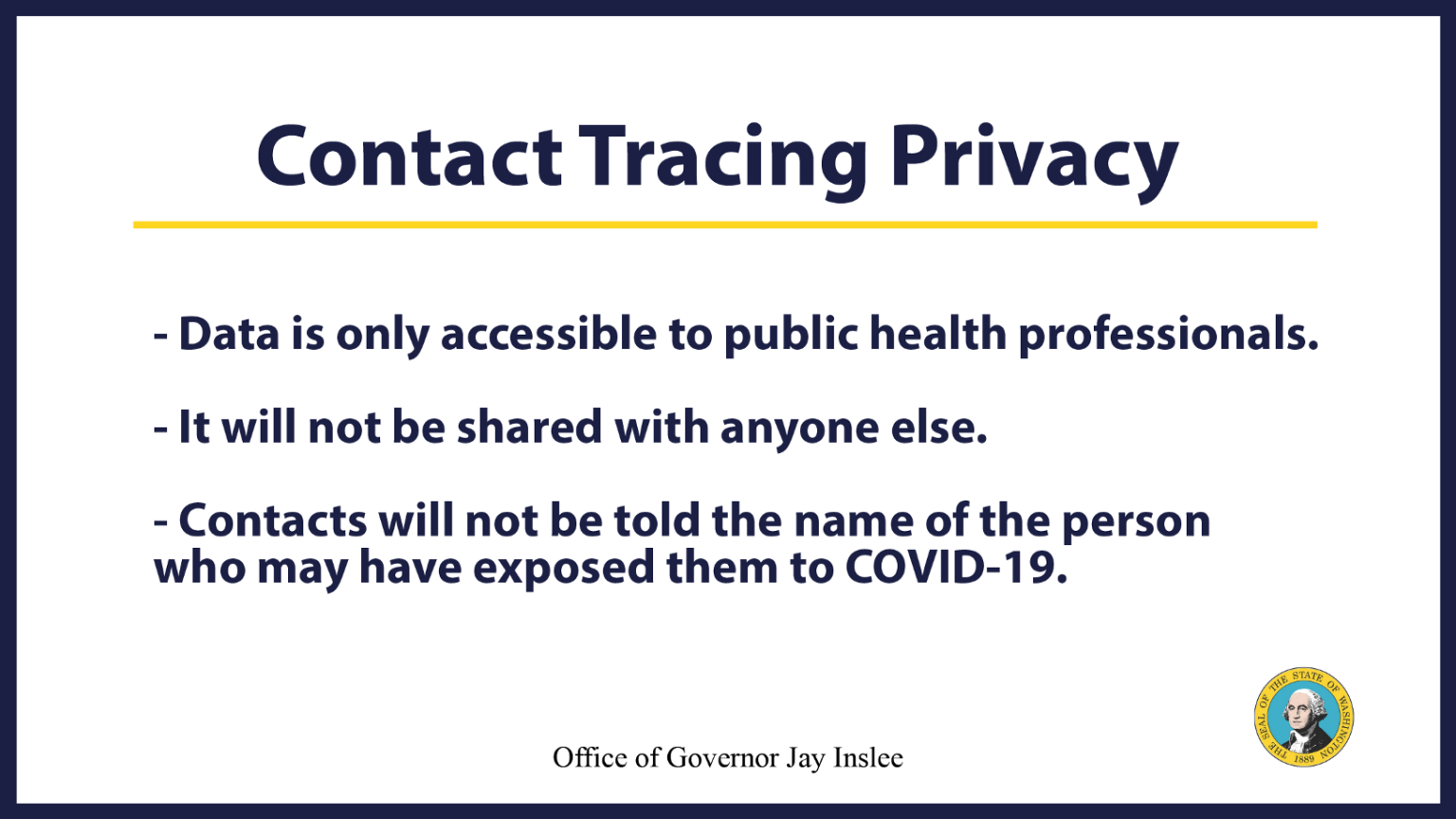 Governor Inslee lays out statewide contact tracing plan for COVID-19 ...