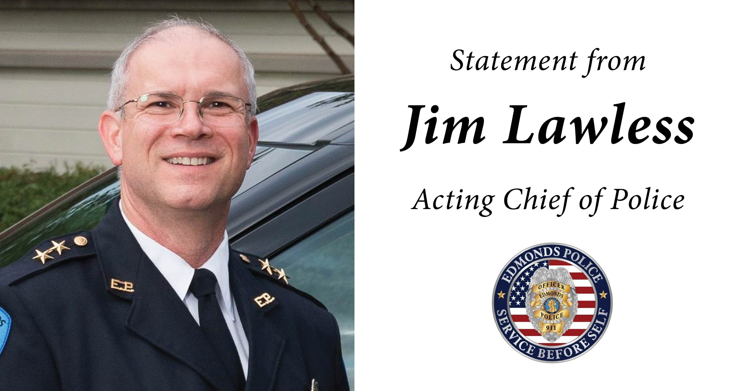 Acting Edmonds Chief of Police will not seek top job - Lynnwood Times