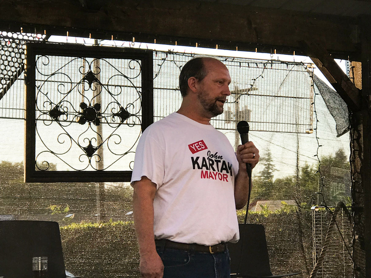 Over 100 attend Kartak campaign kick-off at SnoTown Brewery - Lynnwood ...