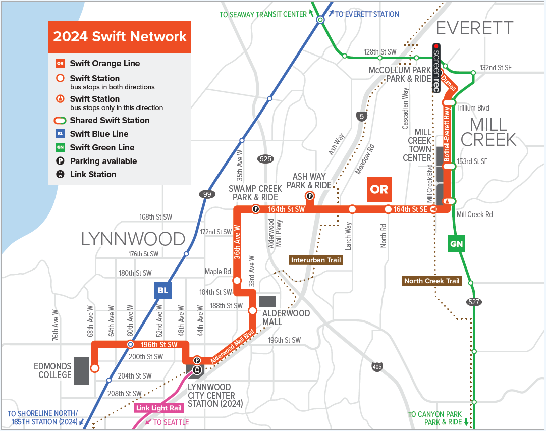New multimodal $79.4 million Swift Orange Bus Rapid Transit line breaks ...