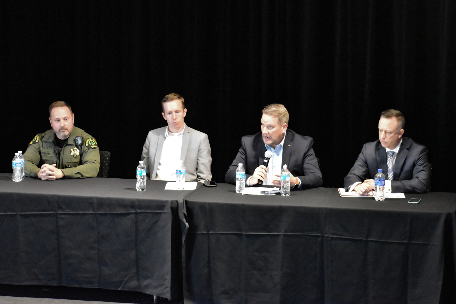 County leaders respond to public safety concerns at town hall ...