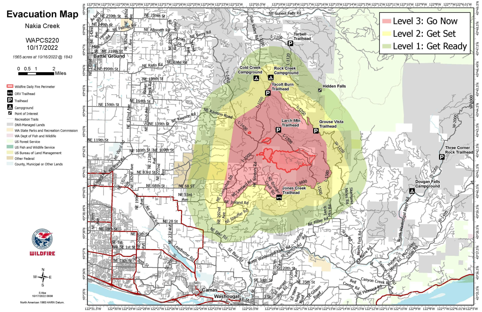 FEMA authorizes funds to fight Nakia Creek fire in Washington ...