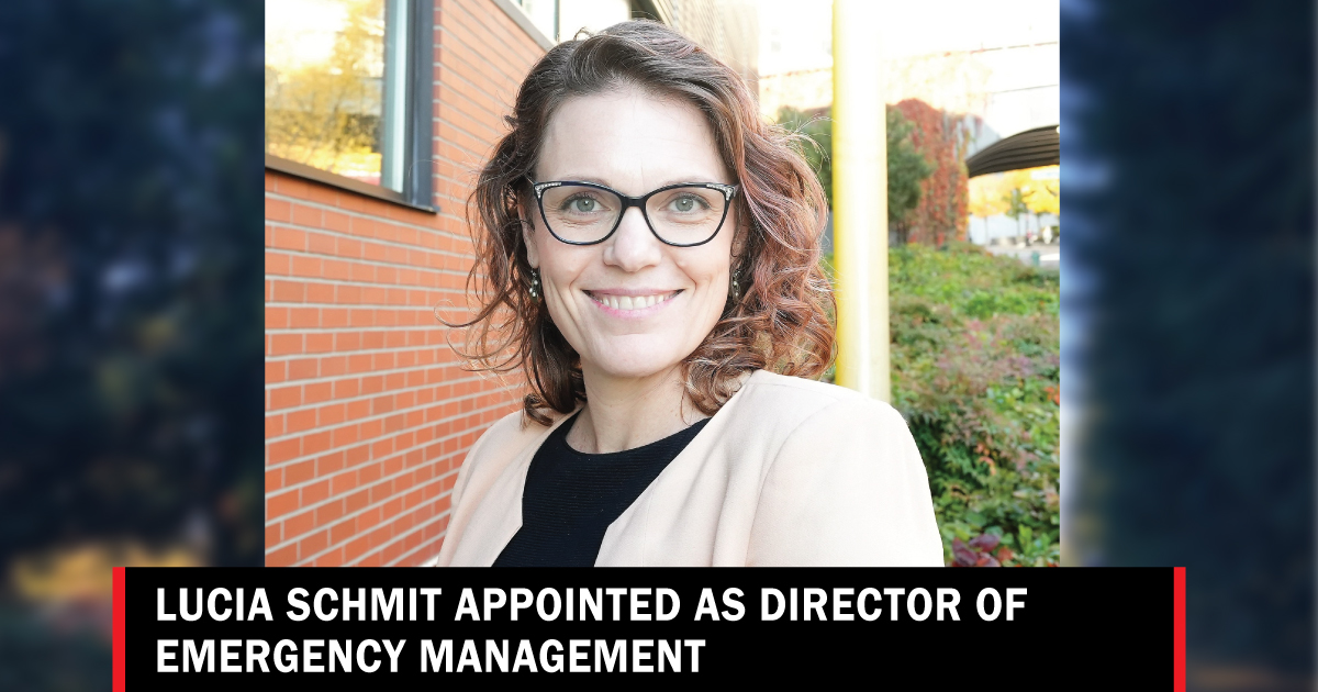 Lucia Schmit appointed as Director of Emergency Management - Lynnwood Times