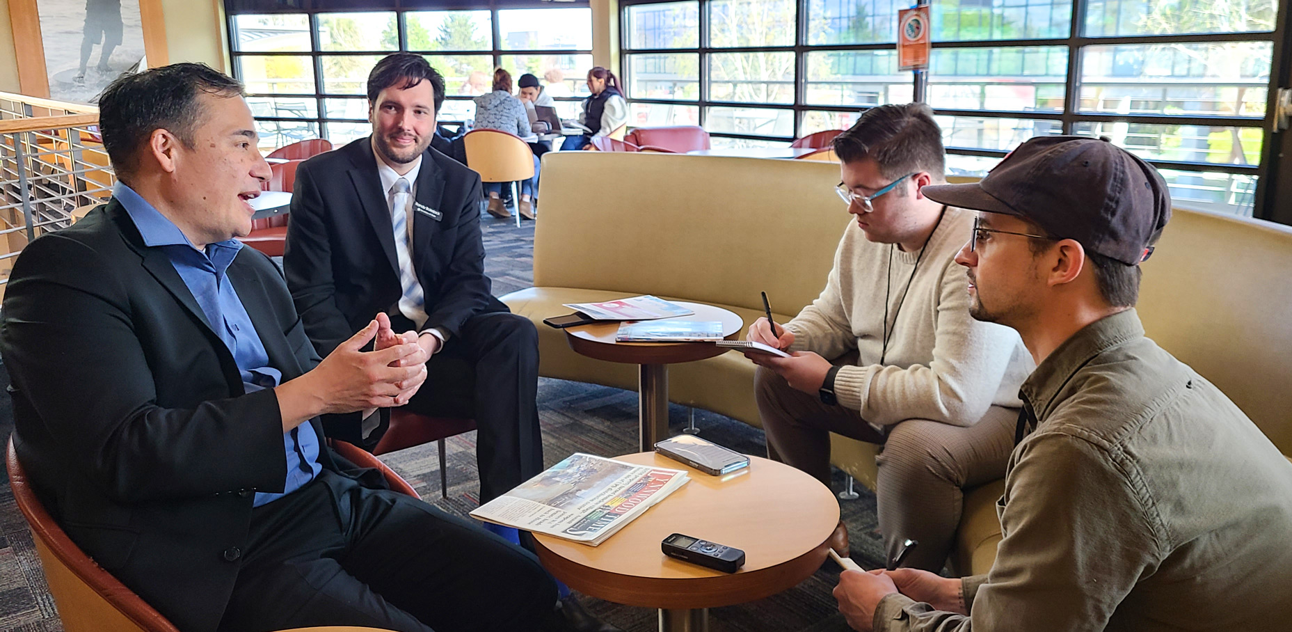 Hobbs visits colleges, talks voter engagement and combating ...