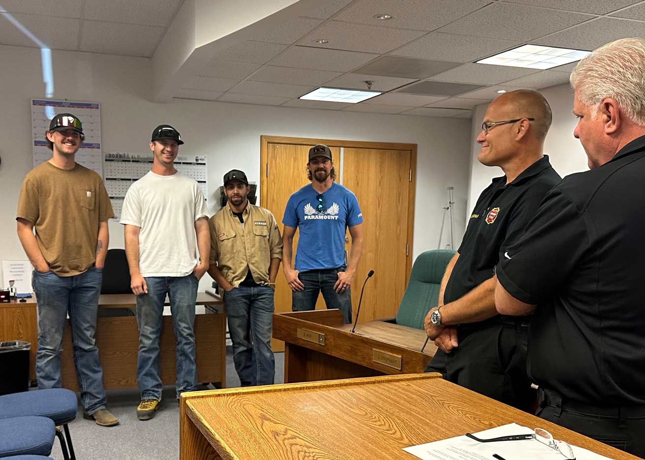 PUD crew honored for averting tragedy at Brier house fire - Lynnwood Times