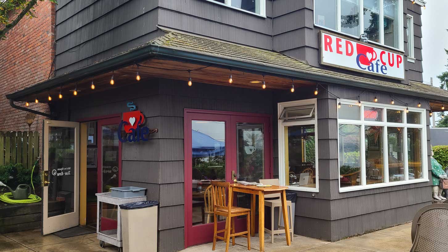 Meet Marianne Brown, owner of Mukilteo's coffee hotspot Red Cup Café ...
