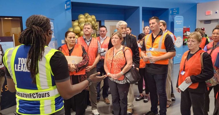 Amazon opens Washington’s largest distribution center in Arlington ...