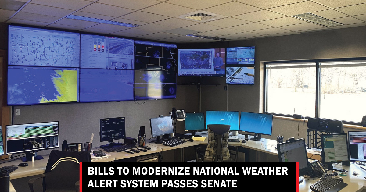 Bills to modernize national weather alert system passes Senate ...