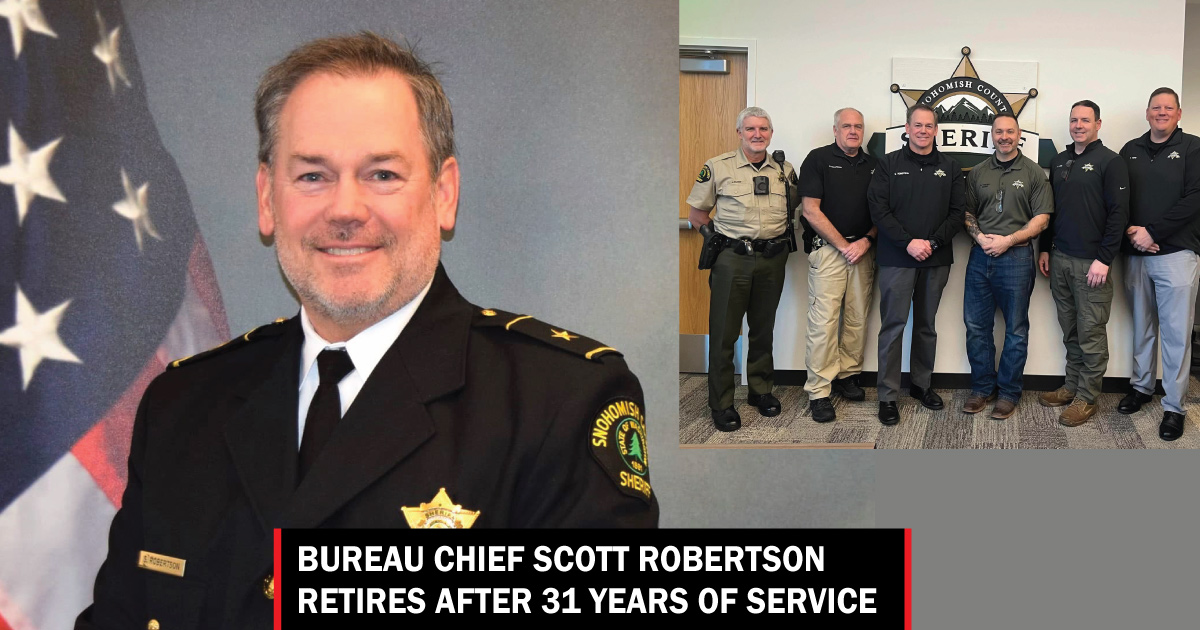 Bureau Chief Scott Robertson retires after 31 years of service - Lynnwood Times