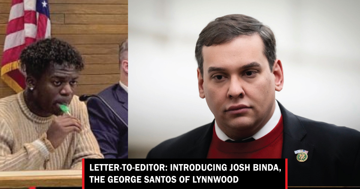Letter-to-Editor: Introducing Josh Binda, the George Santos of Lynnwood ...