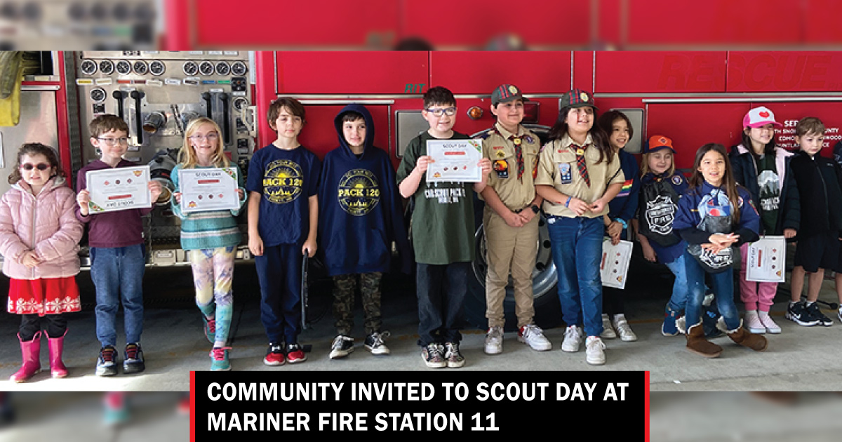 Community invited to Scout Day at Mariner Fire Station 11 - Lynnwood Times