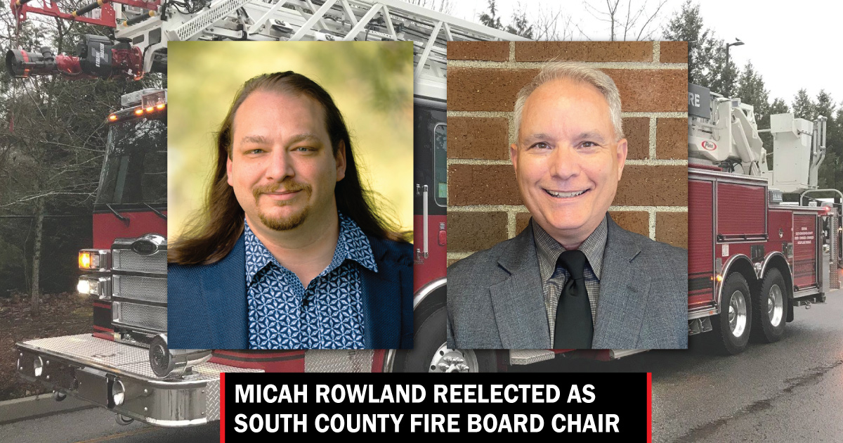Micah Rowland Reelected as South County Fire Board Chair - Lynnwood Times