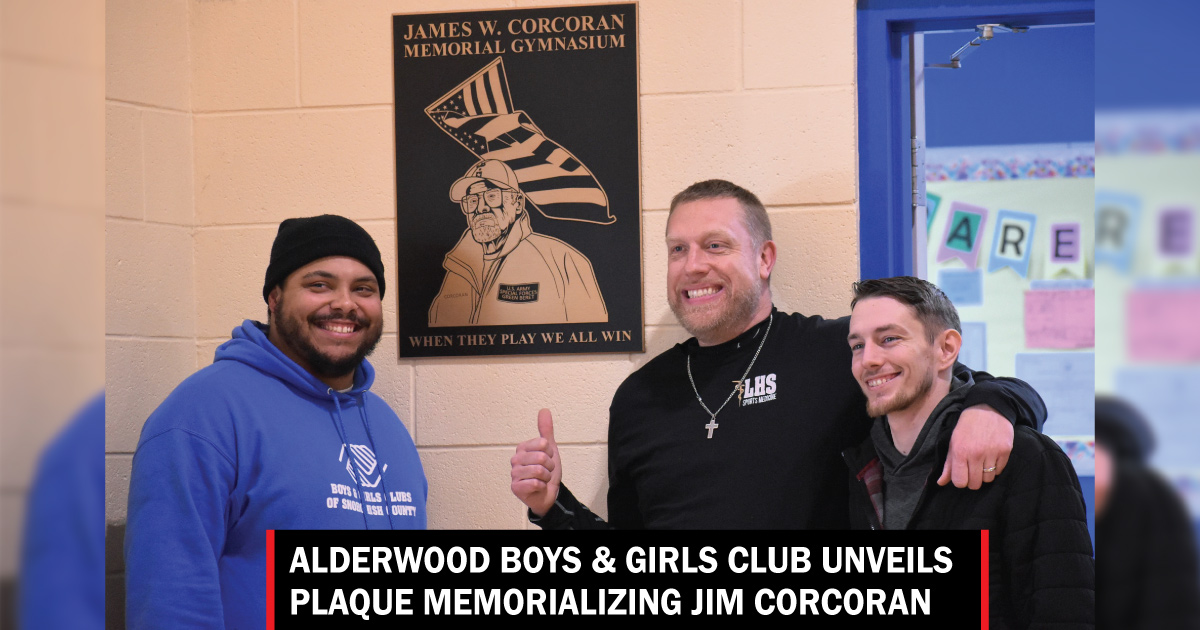 Alderwood Boys & Girls Club unveils plaque memorializing Jim Corcoran ...