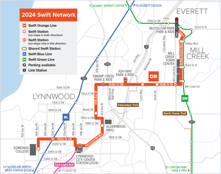 Fast, frequent, convenient Swift Orange Line coming March 30 - Lynnwood ...