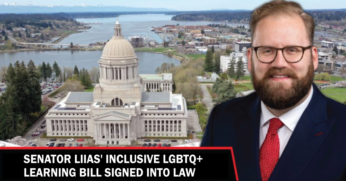Liias' inclusive LGBTQ+ learning bill signed into law - Lynnwood Times