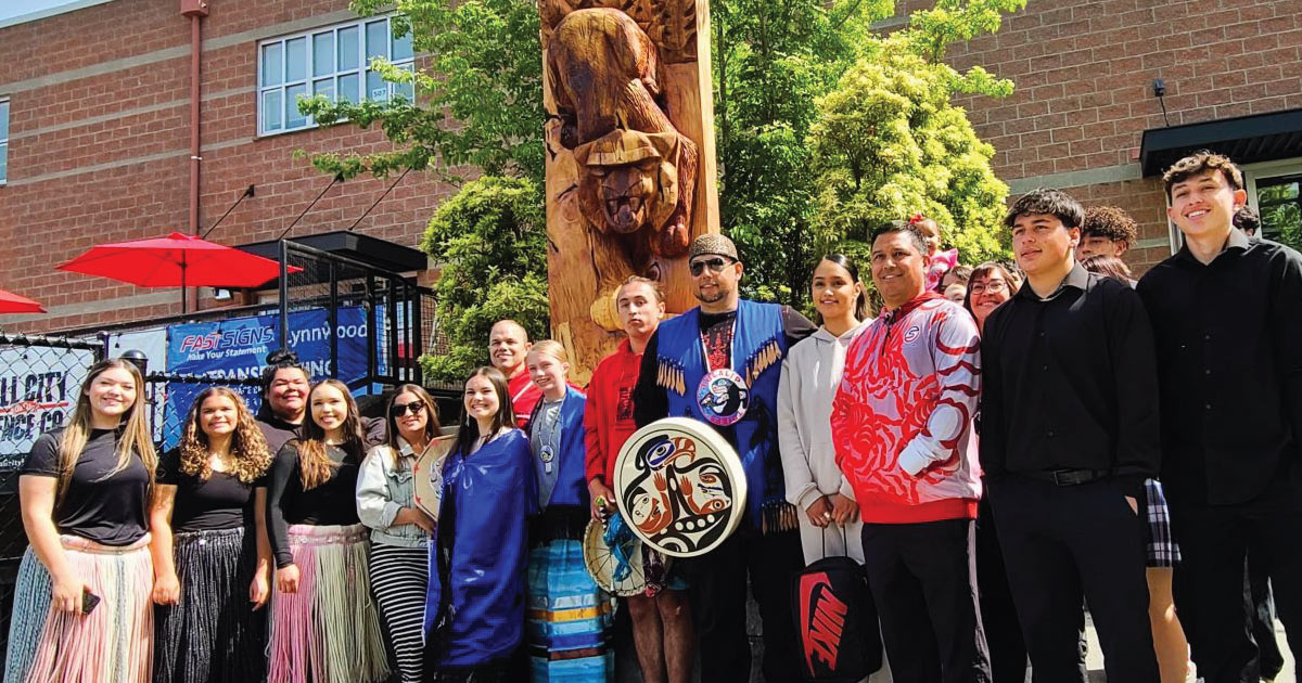Archbishop Murphy High School celebrates completion of Healing Pole ...