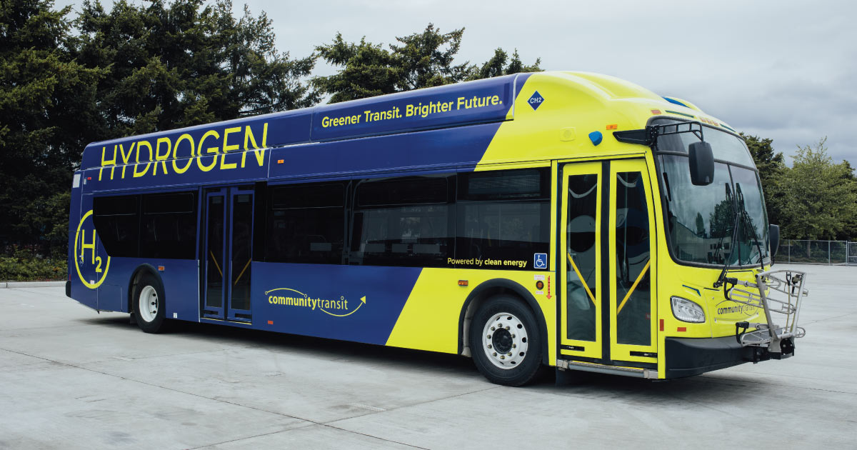 Community Transit takes delivery of region’s first hydrogen-powered bus ...