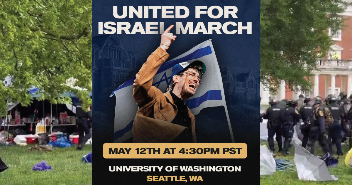 Pursuit Church invites public to 'United for Israel' Rally at UW ...