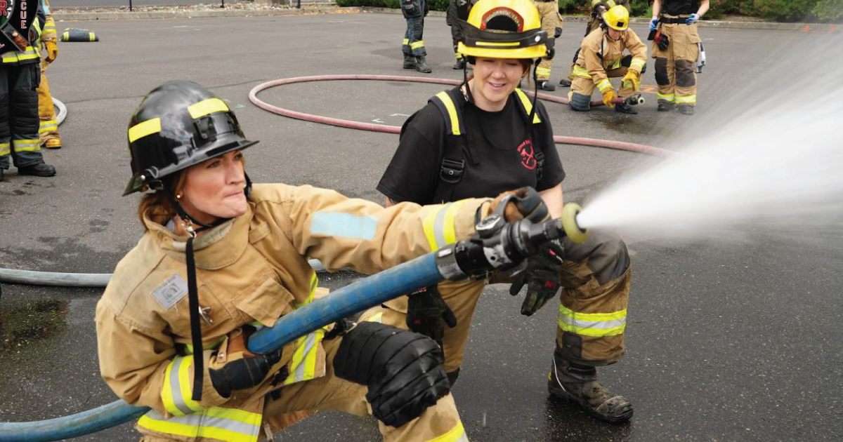 Dozens of women gained hands-on training at Future Women in EMS & Fire ...