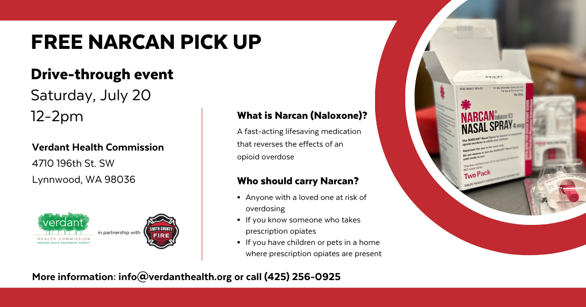 Pick up free Narcan during drive-through event in Lynnwood - Lynnwood Times