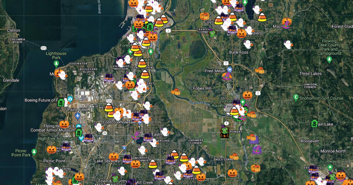 Arlington woman designs free Halloween map for county residents ...