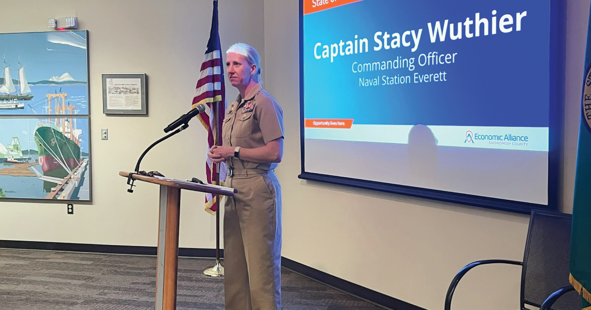 POE holds State of the Station address on Naval Station Everett - Lynnwood Times