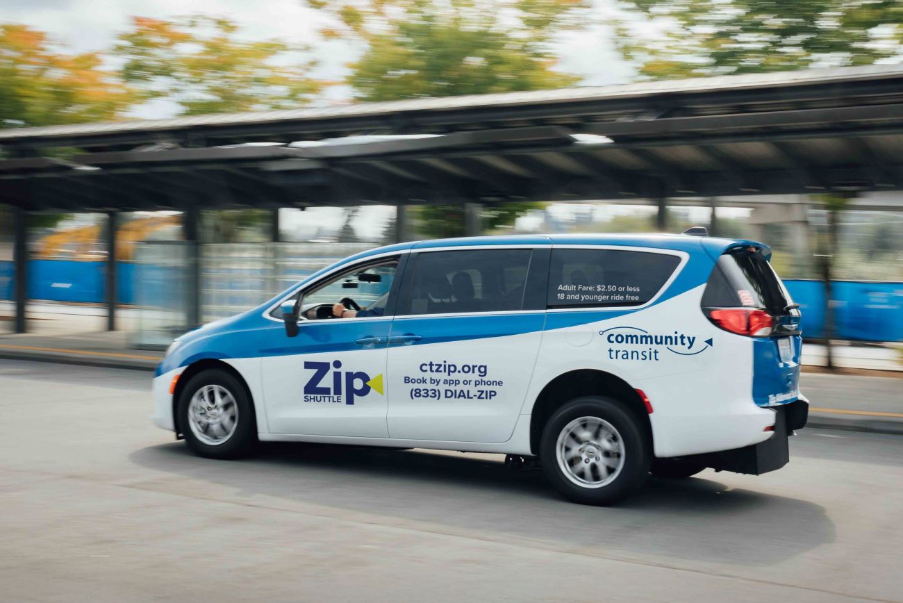 Public Transit Made Easy: Zip Shuttle Connects People to Buses, Light ...