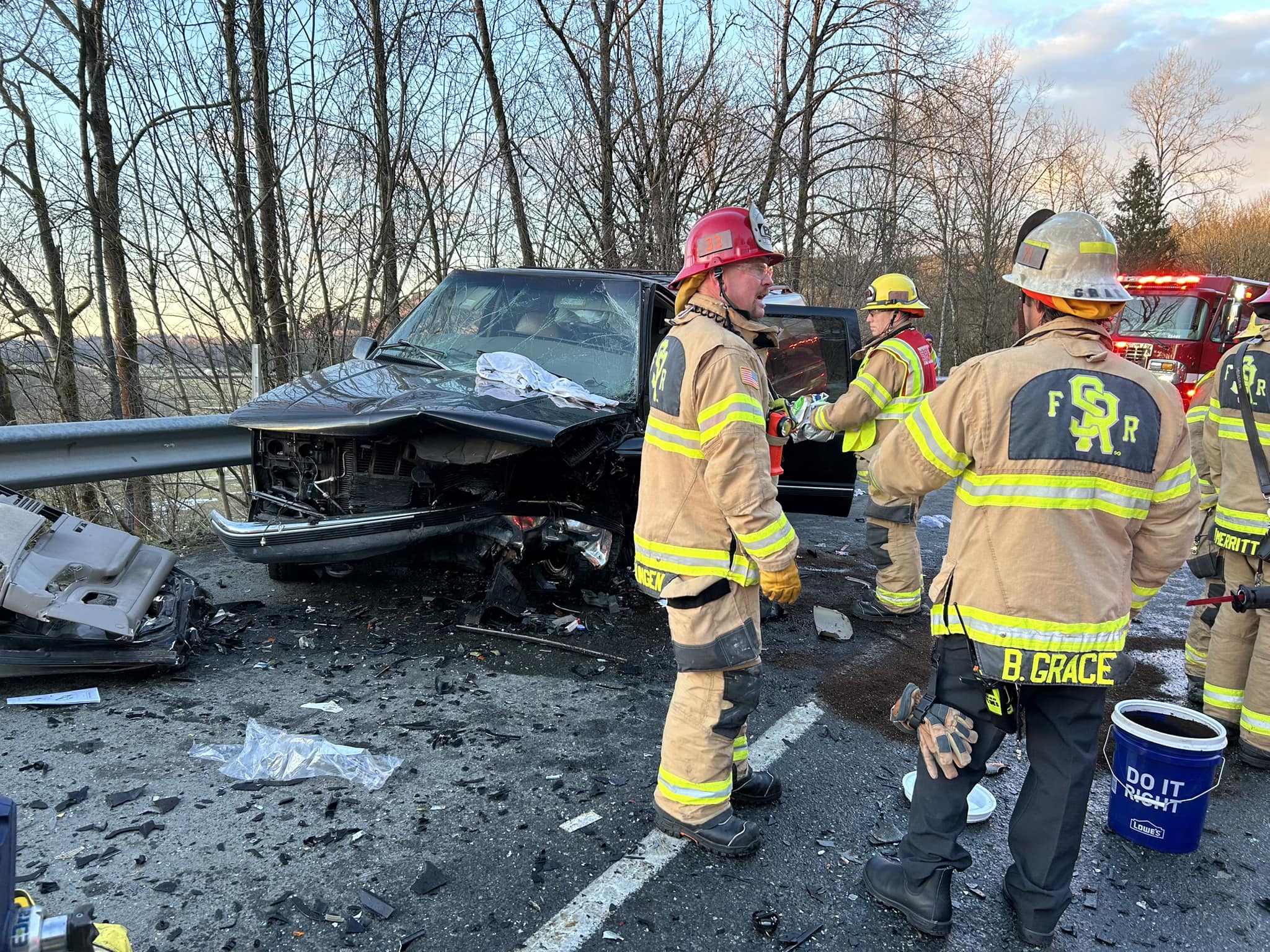 Three in hospital following head on crash on SR-522 - Lynnwood Times