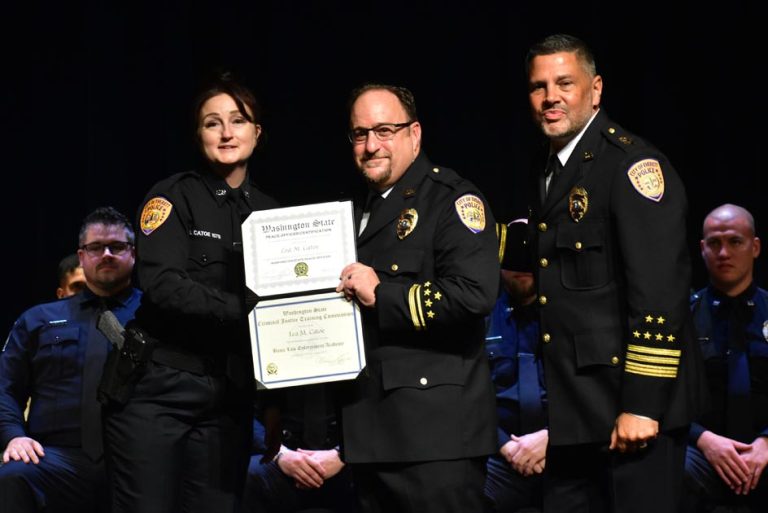 WSCJTC Arlington Regional Academy holds its first graduation of 27 law enforcement officers ...