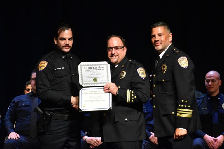 WSCJTC Arlington Regional Academy holds its first graduation of 27 law enforcement officers ...