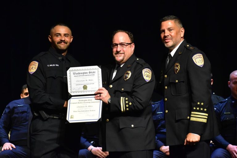 WSCJTC Arlington Regional Academy holds its first graduation of 27 law enforcement officers ...