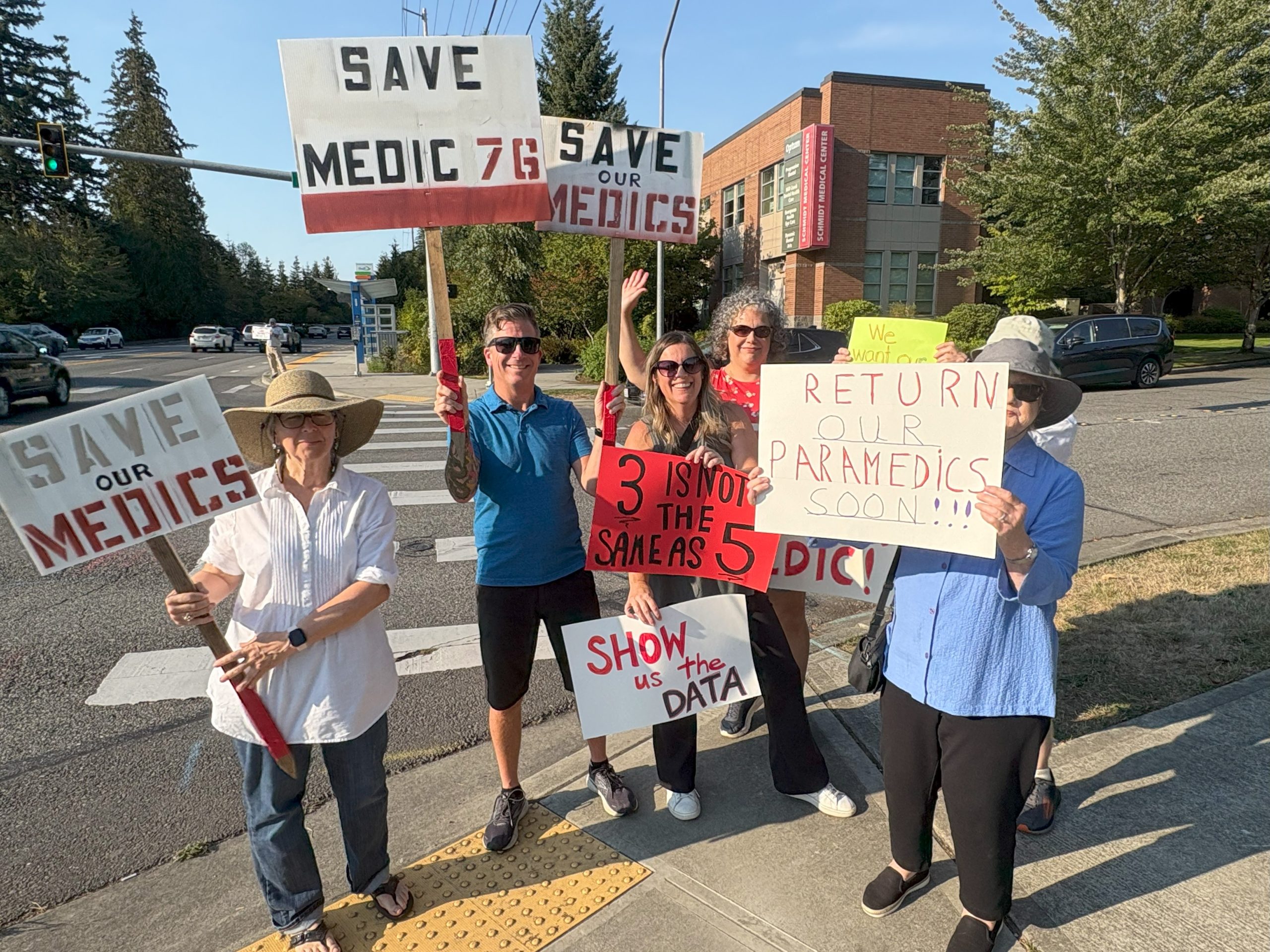 Mill Creek residents protest South County Fire paramedic transfer ...