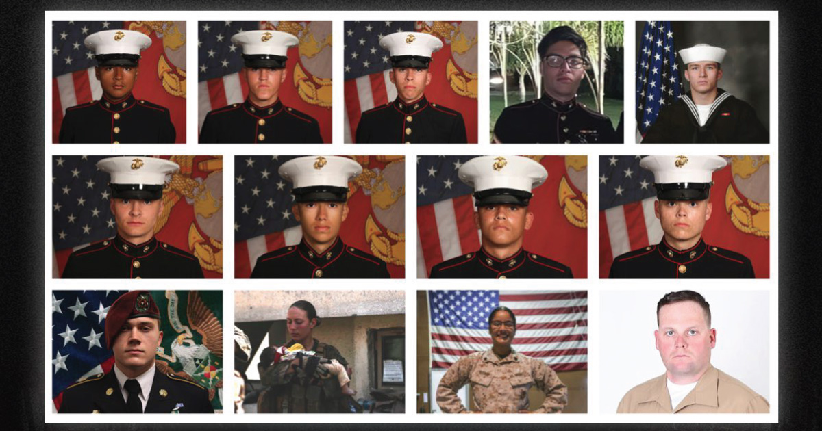 The 13 US service members killed during a botched Afghan withdrawal are ...