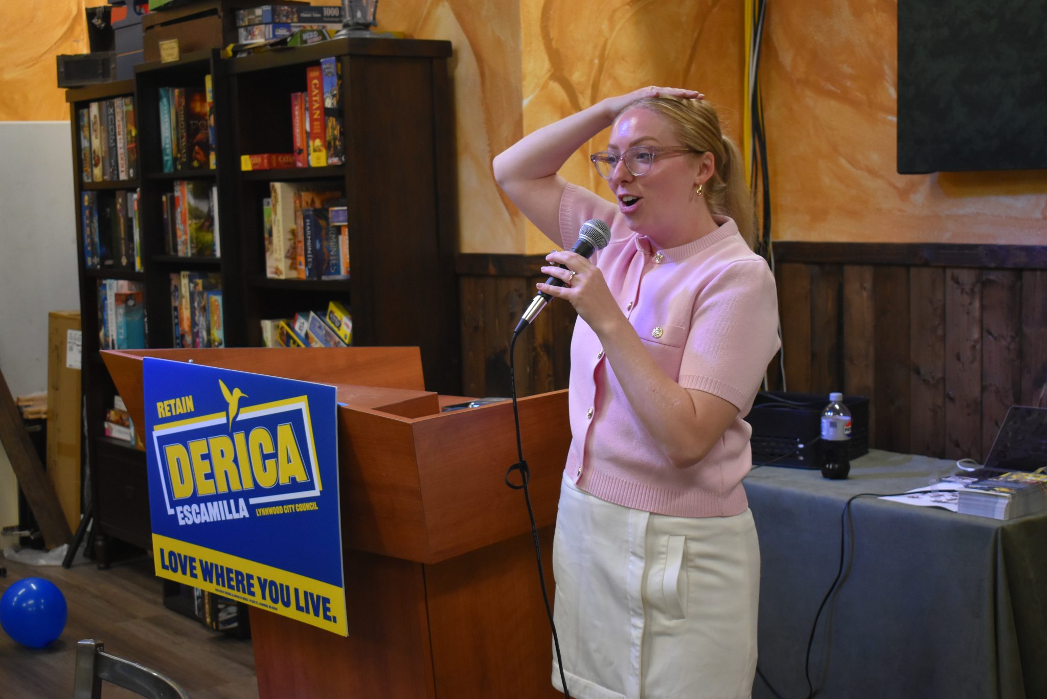 Derica Escamilla holds campaign kickoff at Zulu’s with platform: safety ...