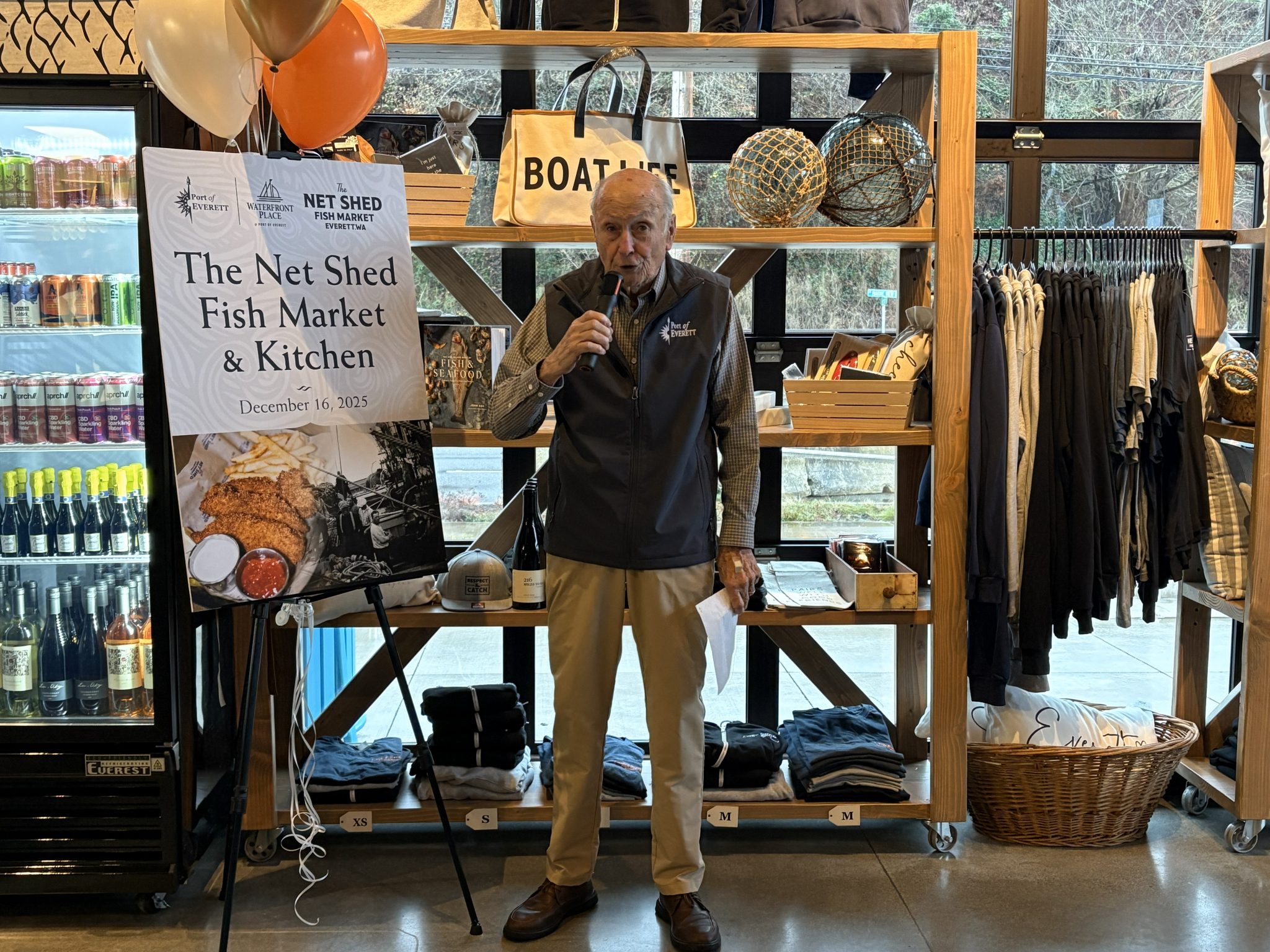 Port of Everett cuts ribbon on new Net Shed Fish Market at Restaurant ...