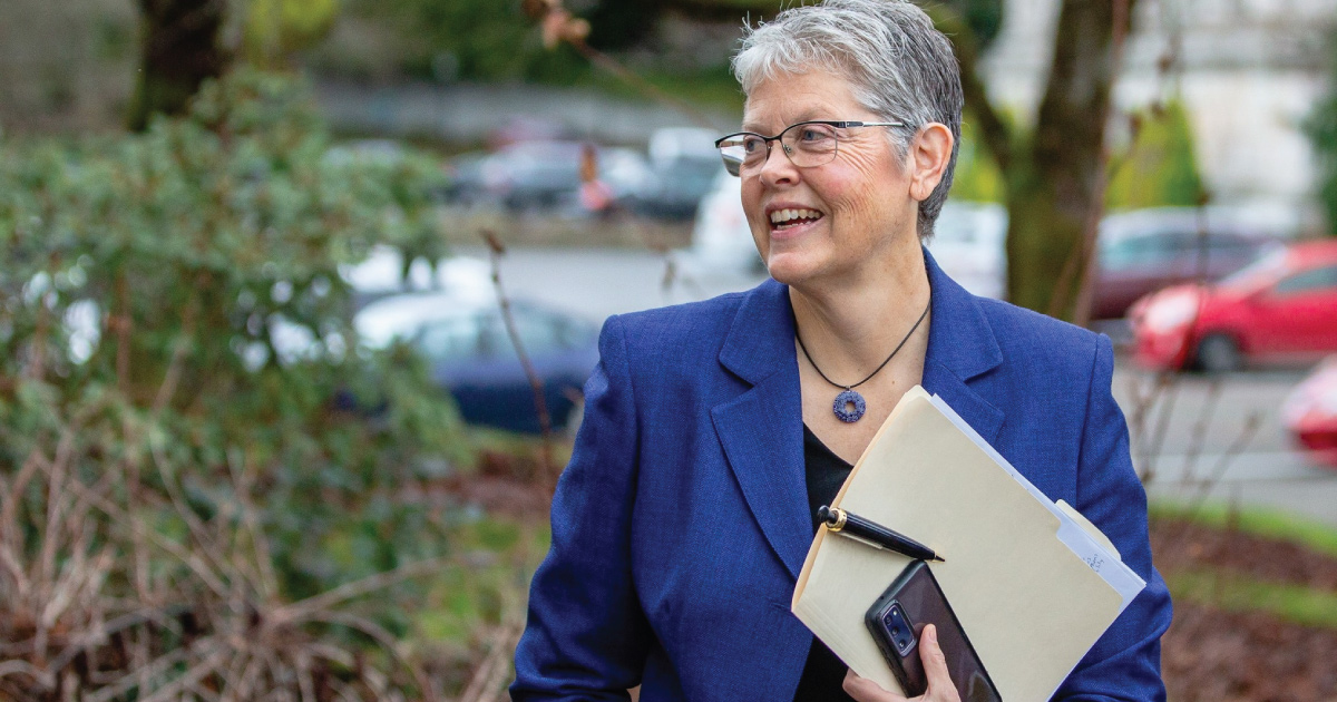Speaker of the House Laurie Jinkins touches on Democratic priorities ...