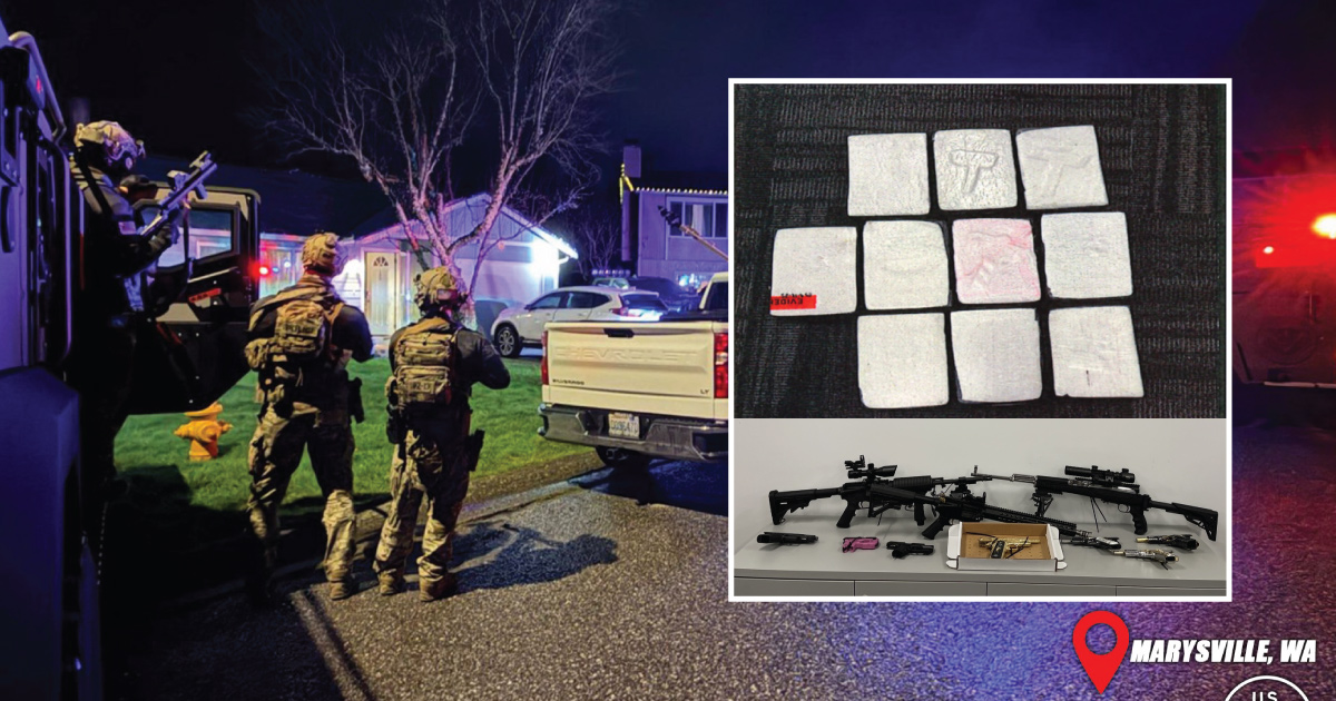 Four arrested in ICE and Border Patrol drug bust in Marysville, cache ...